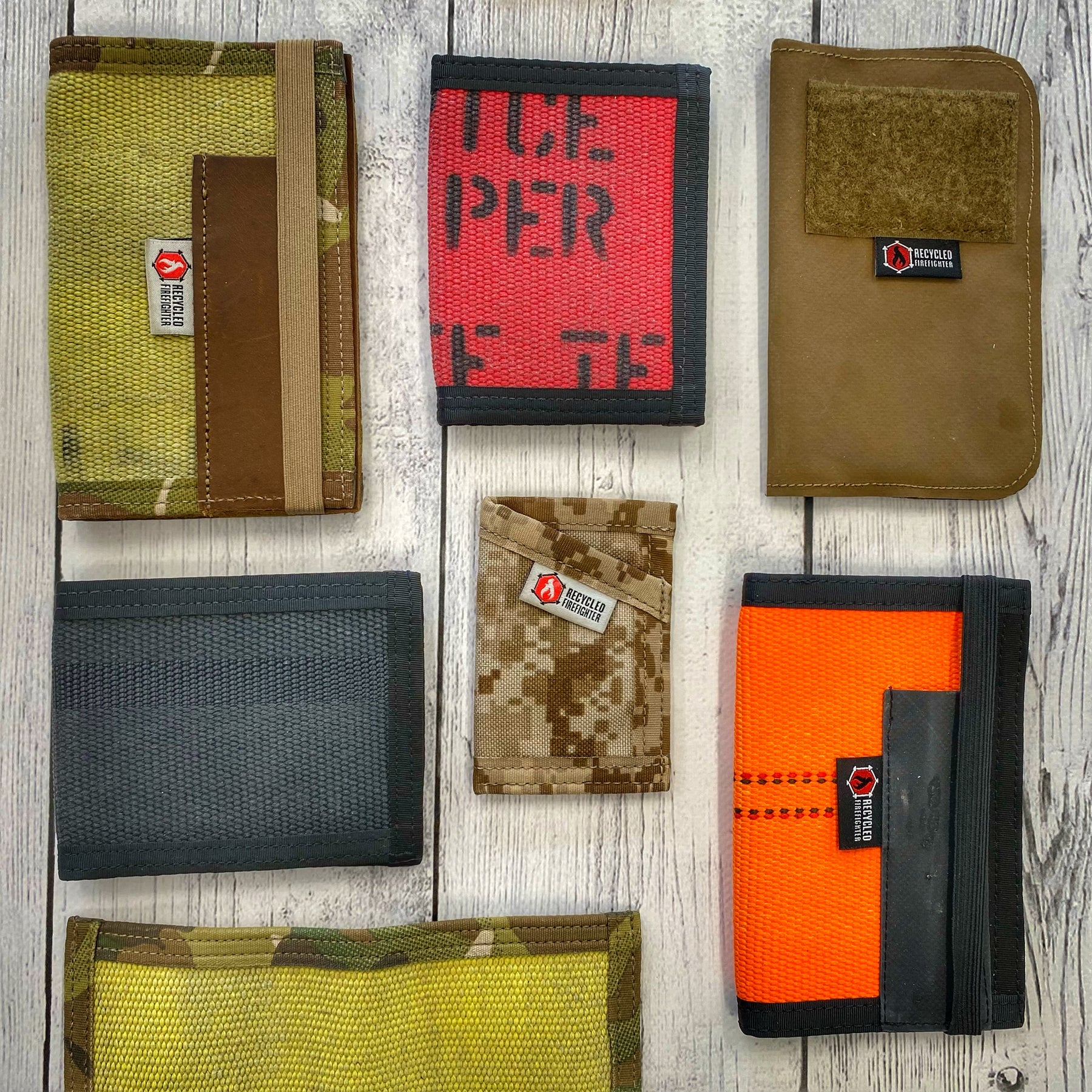 Durable Recycled Fire Hose Wallets for Sale 🥇 Recycled Firefighter